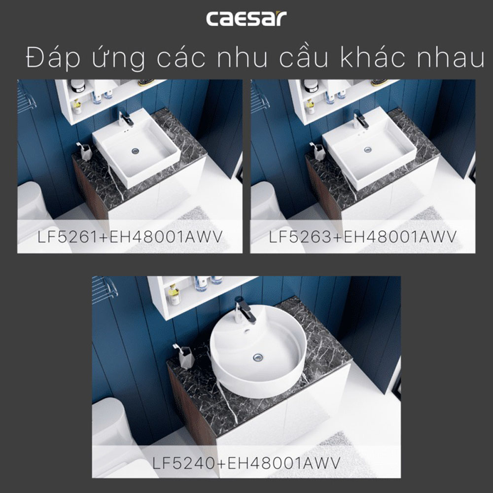 Bộ tủ chậu cabinet treo Caesar LF5240+EH48001AWV