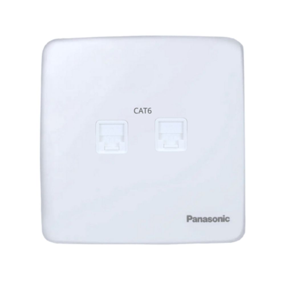 Bộ 2 ổ cắm data CAT6 Panasonic WMT432-VN